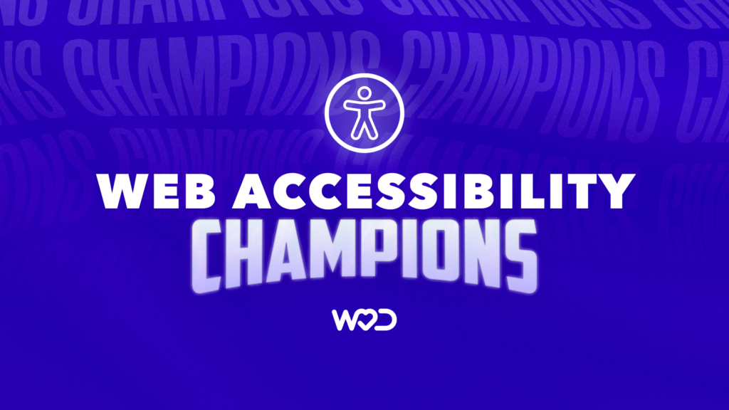 Web Accessibility Champion 🏆 : le nouveau concours ! - WeLoveDevs.com